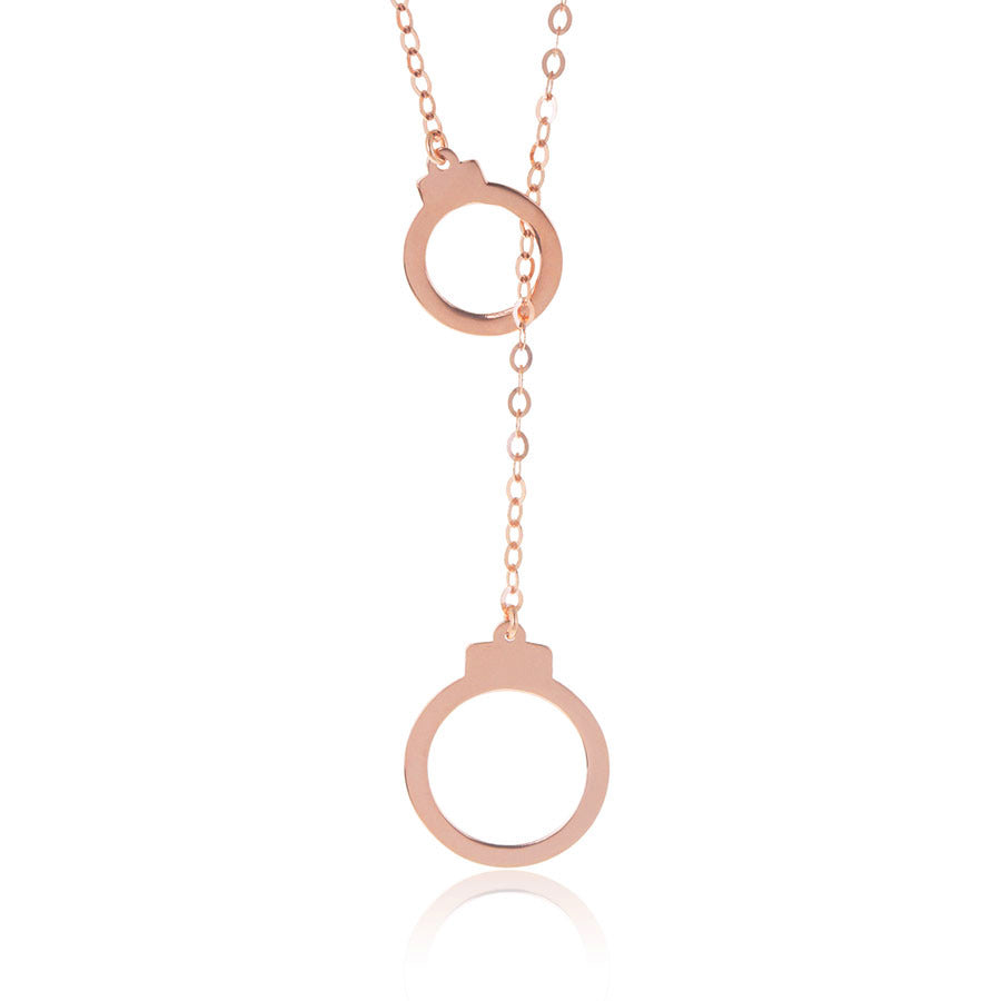 14K Gold Handcuff Adjustable Necklace – SHYNE JEWELERS