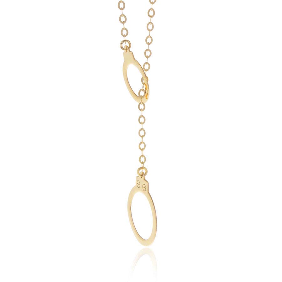 14K Gold Handcuff Adjustable Necklace – SHYNE JEWELERS