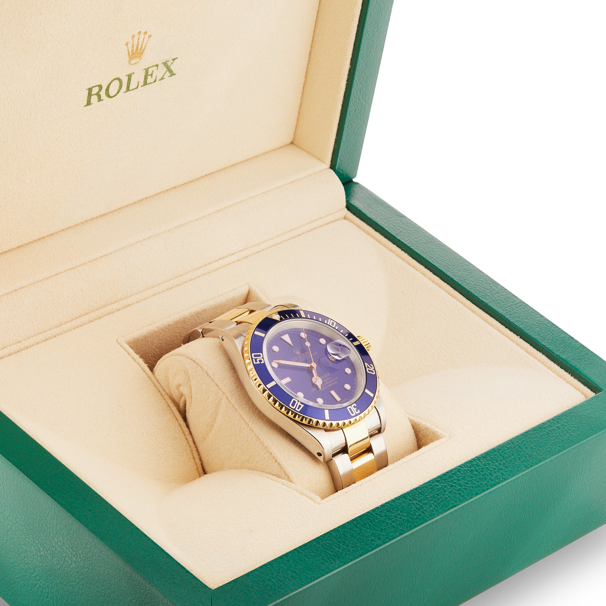 Rolex Submariner 41mm Date 18K Gold Steel Ceramic Blue – SHYNE JEWELERS