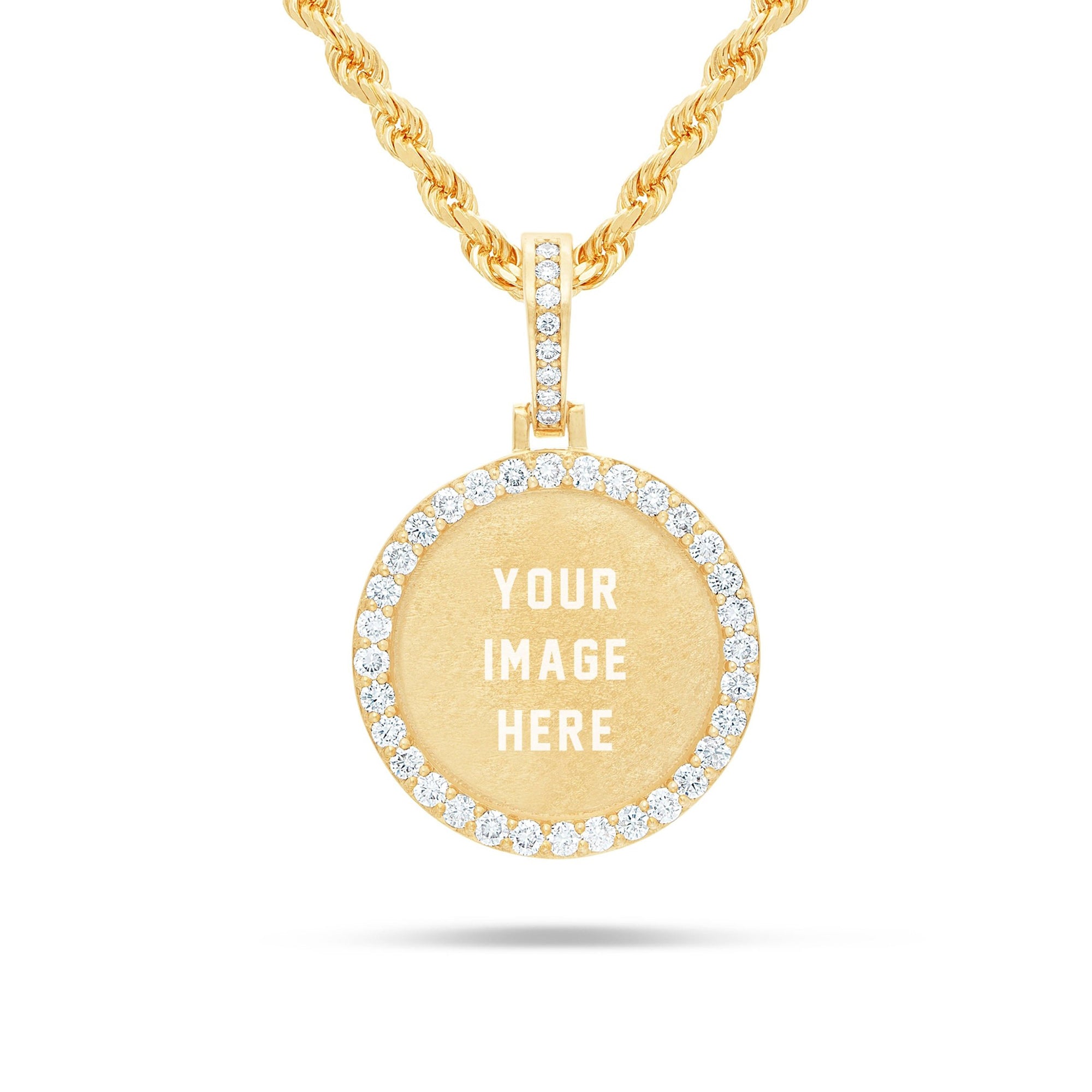 Small Gold & Diamond Picture Pendant – Shyne Jewelers™