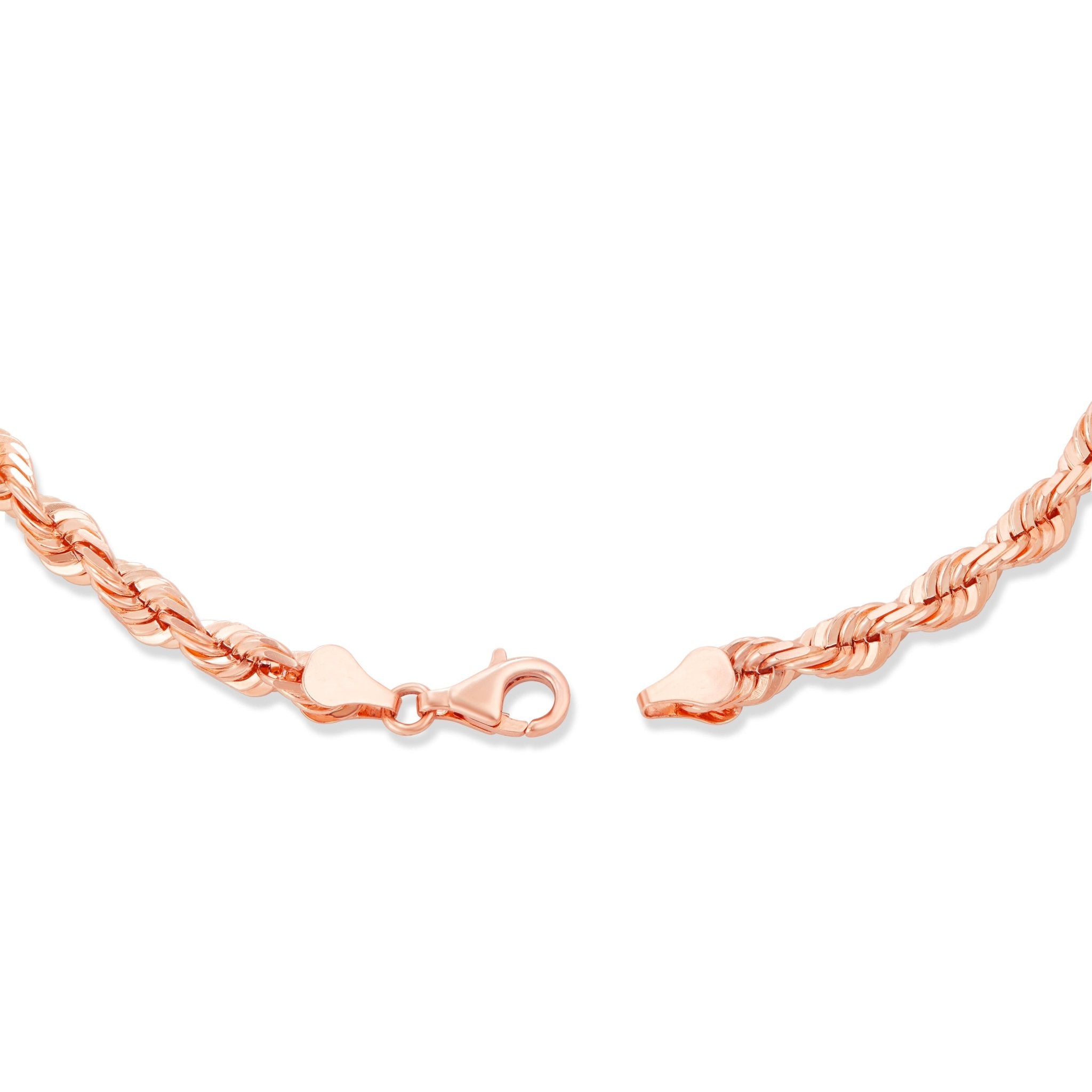 14K Solid Gold Rope Chain, 5mm – SHYNE JEWELERS
