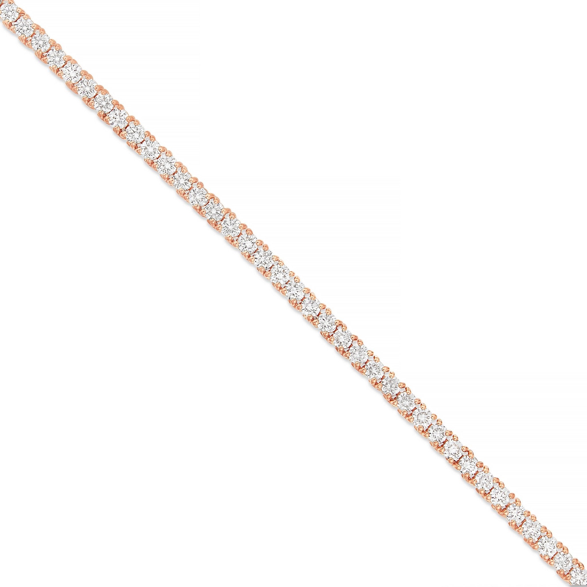 10K Gold 18.9ctw 4-Prong 3mm Diamond Tennis Chain – SHYNE JEWELERS
