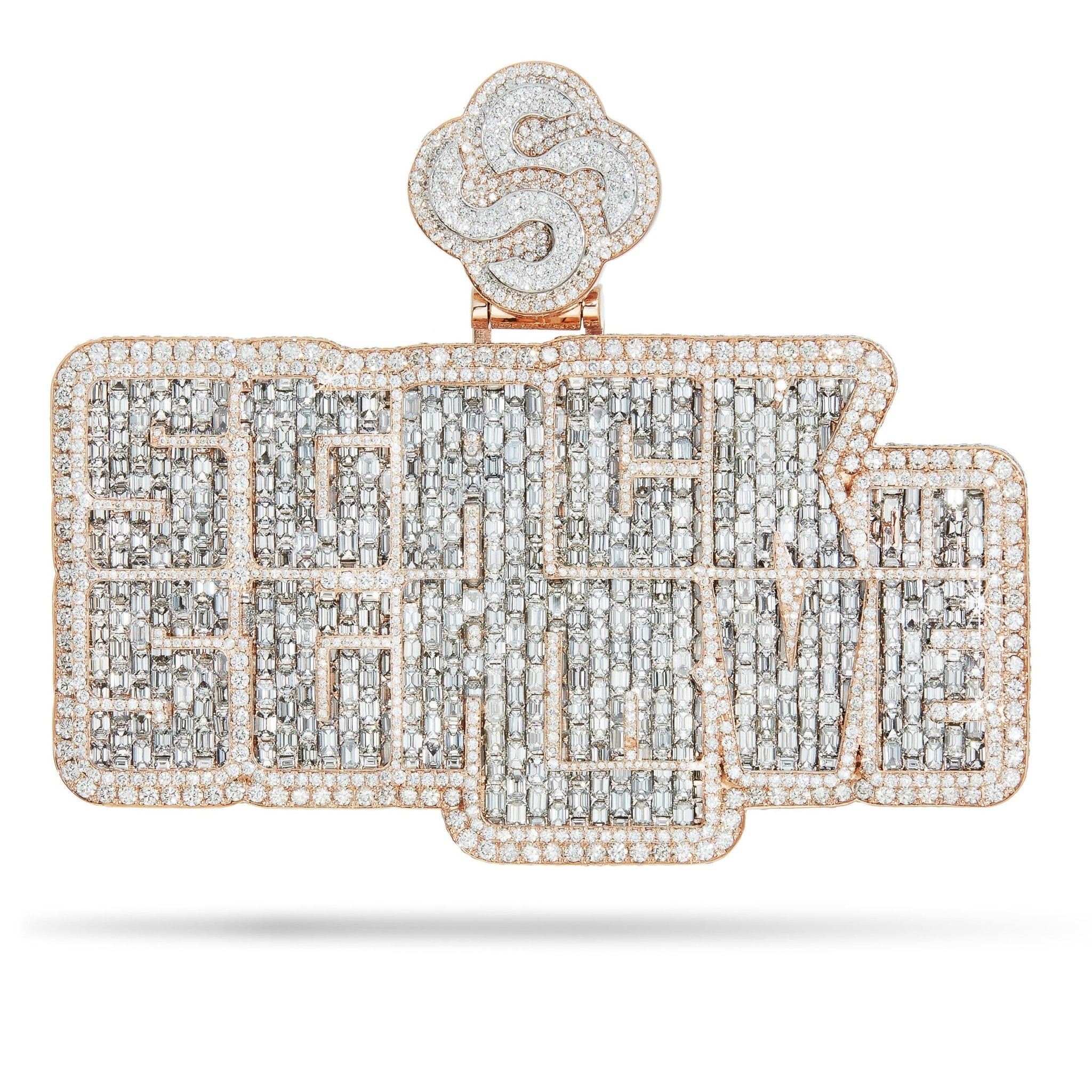 Stack or Starve Custom Pendant – SHYNE JEWELERS