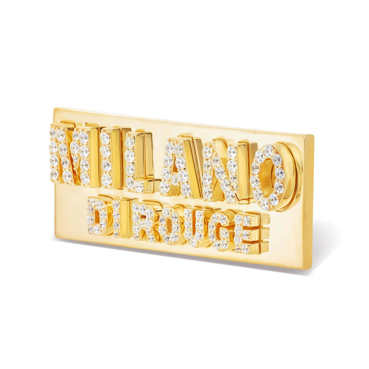 "Cheezy Vegan" Custom Logo Enamel Pendant – Shyne Jewelers