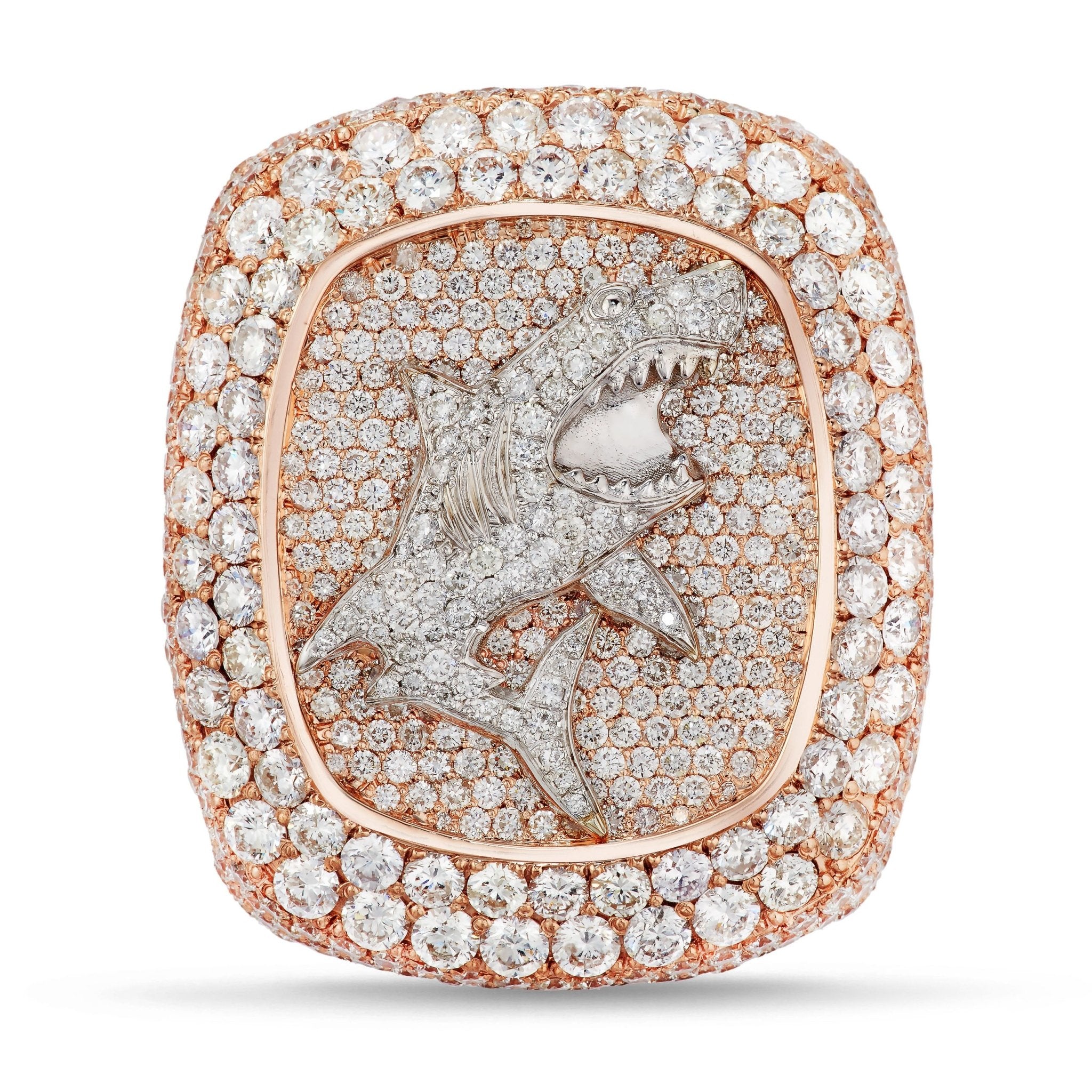 Custom Shark Championship Diamond Ring – SHYNE JEWELERS