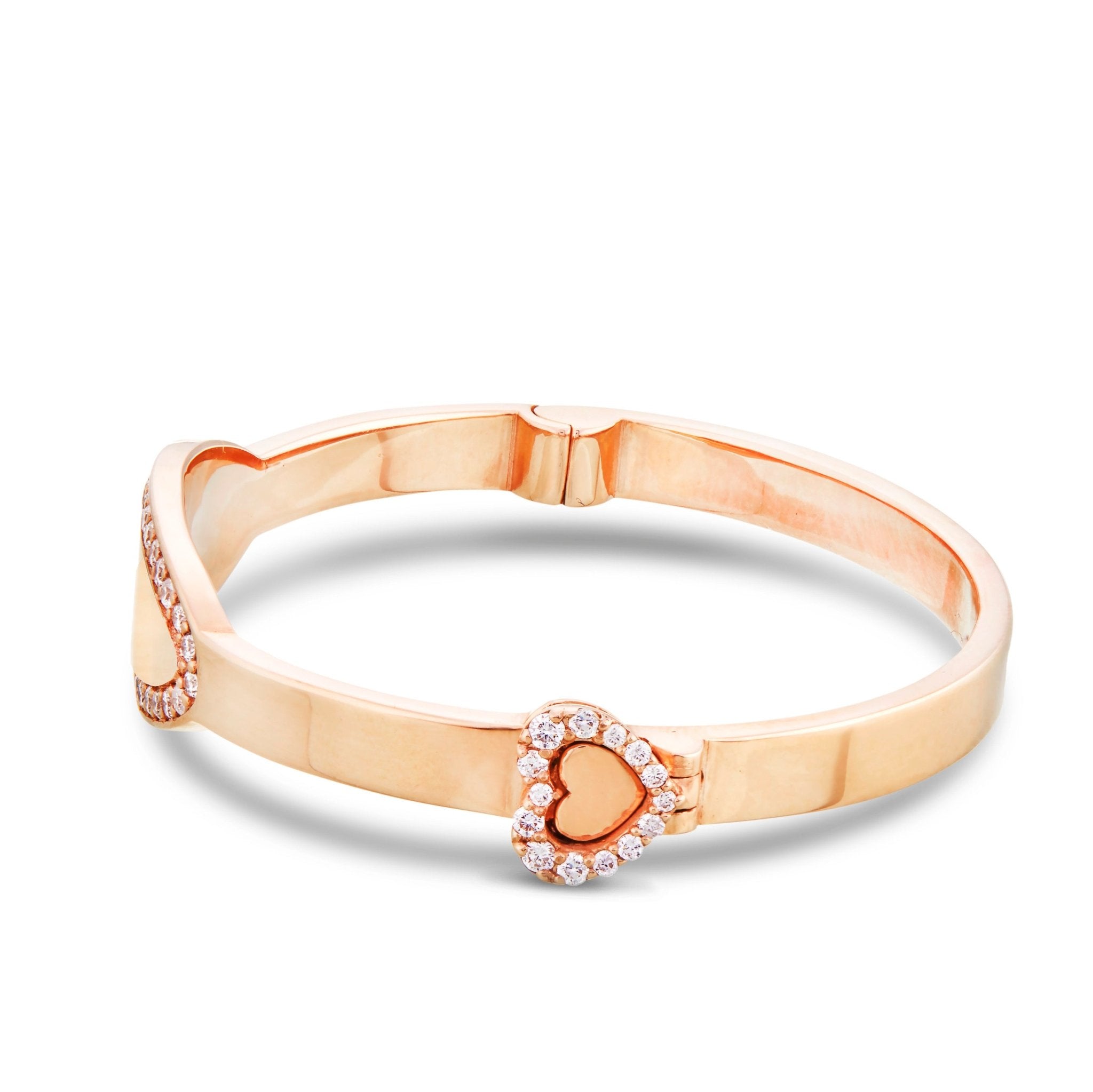 14K Gold 0.53ct Engravable Diamond Oval Baby Bangle – Shyne Jewelers™