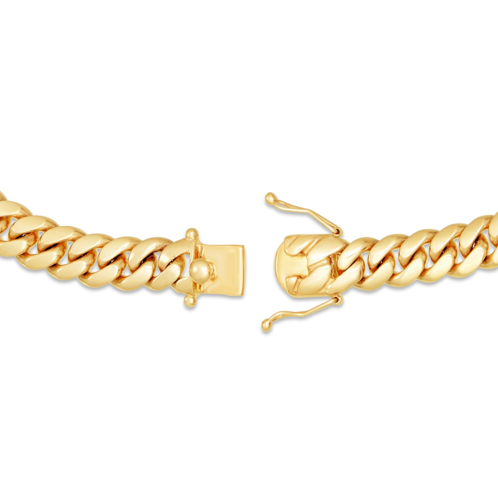14K Solid Gold Cuban Chain, 13mm – SHYNE JEWELERS