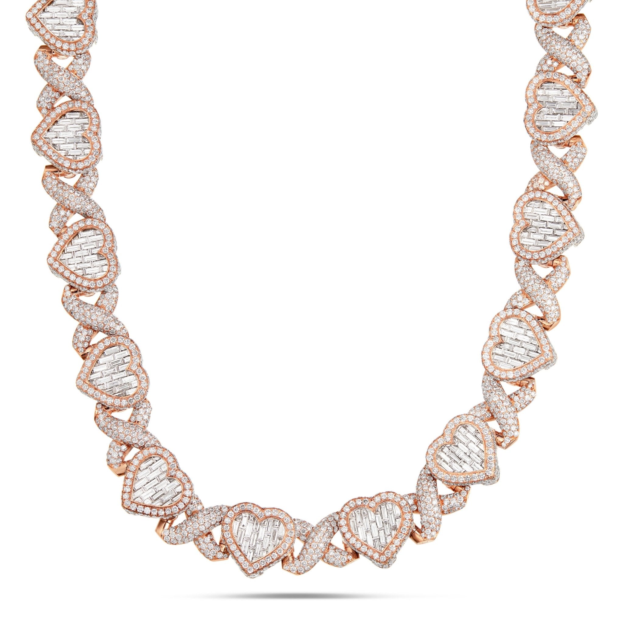 Nicki Minaj Diamond Heart Link Chain – SHYNE JEWELERS